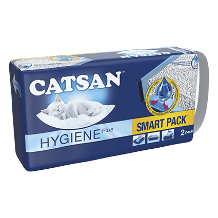 Urine sproeien of kattenbak ontwijken? | Catsan kattenbakvulling